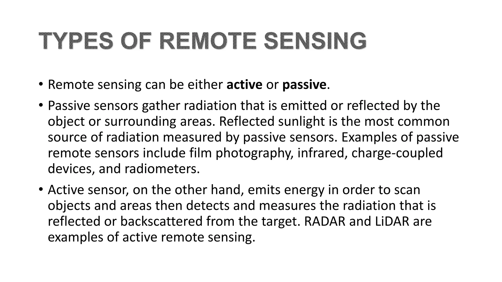 Mapping and remote sensing presentation | PPTX