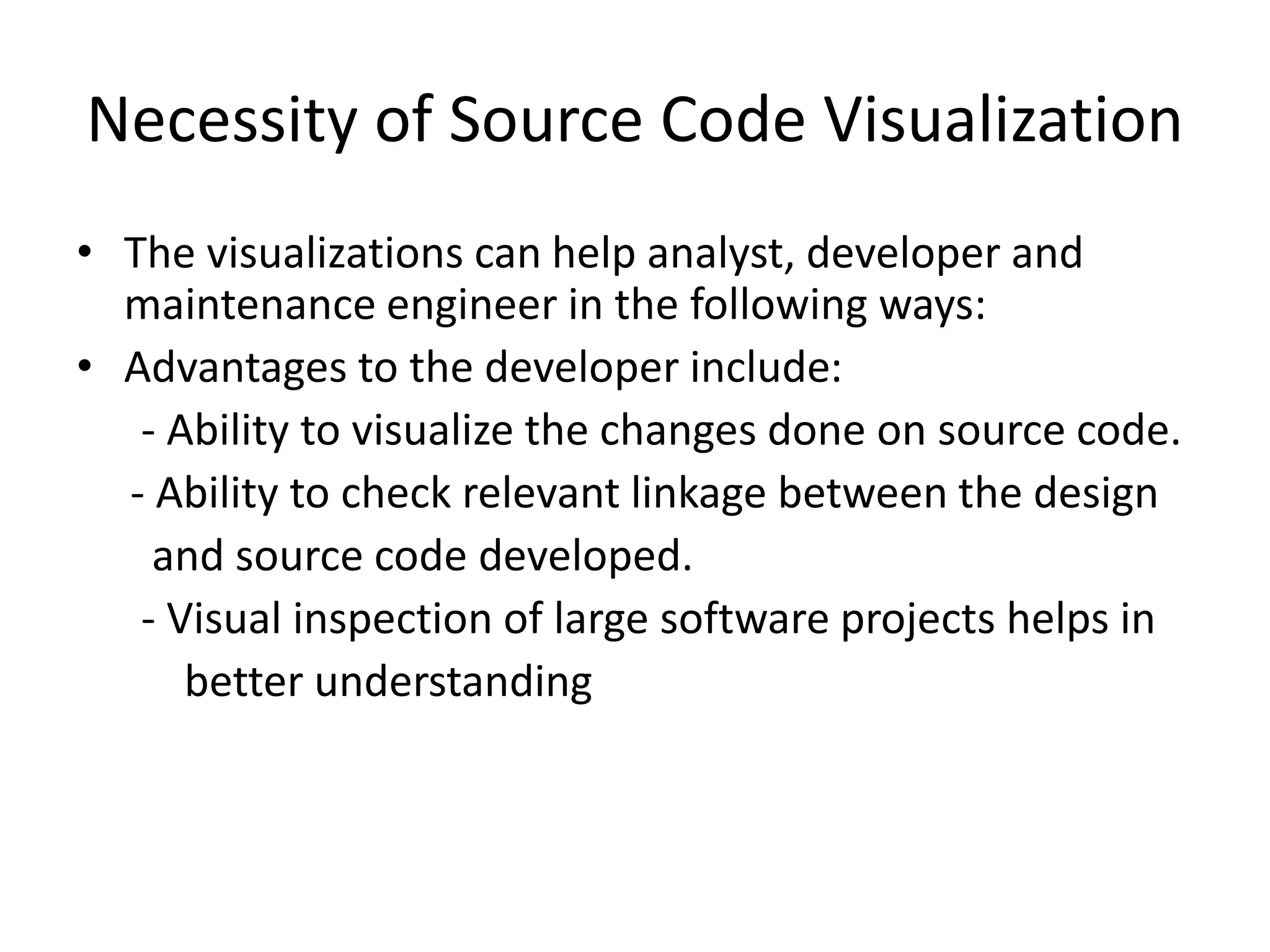 Mapping and visualization of source code a survey | PPTX | Graphics ...