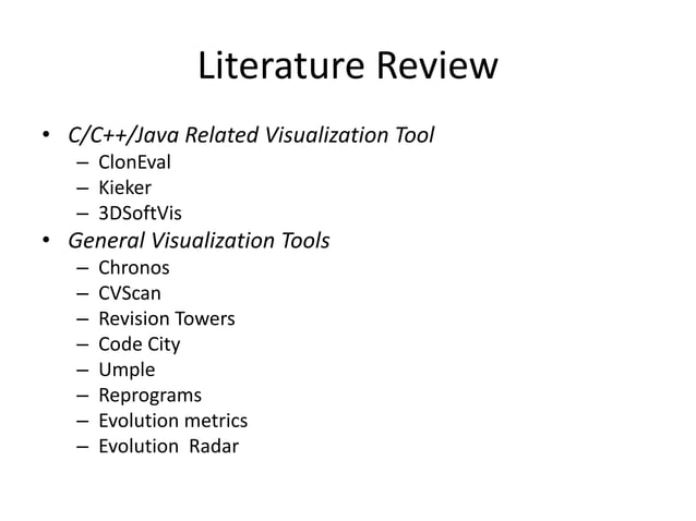 Mapping and visualization of source code a survey | PPTX | Graphics ...
