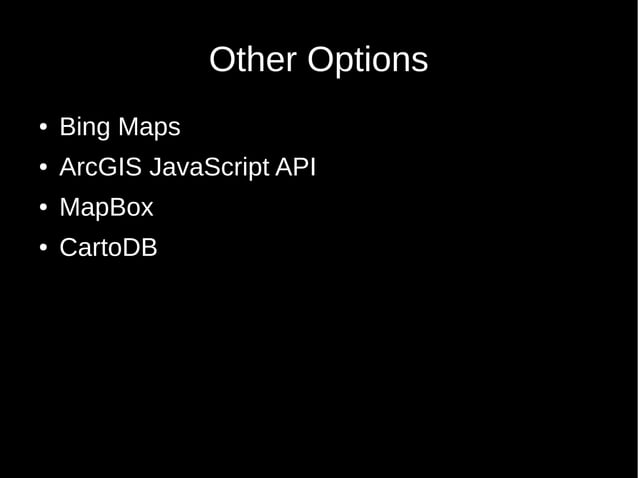 Mapping APIs | PPT