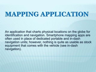 Mapping application | PPTX