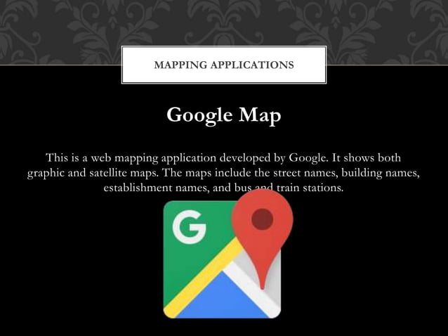 Mapping applications | PPT