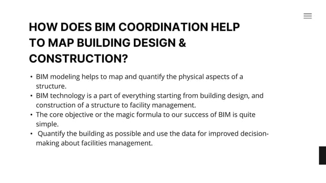 Mapping Building Design & Construction with BIM Coordination | PPTX ...