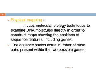 genome Mapping by pcr | PPTX | Chemistry | Science