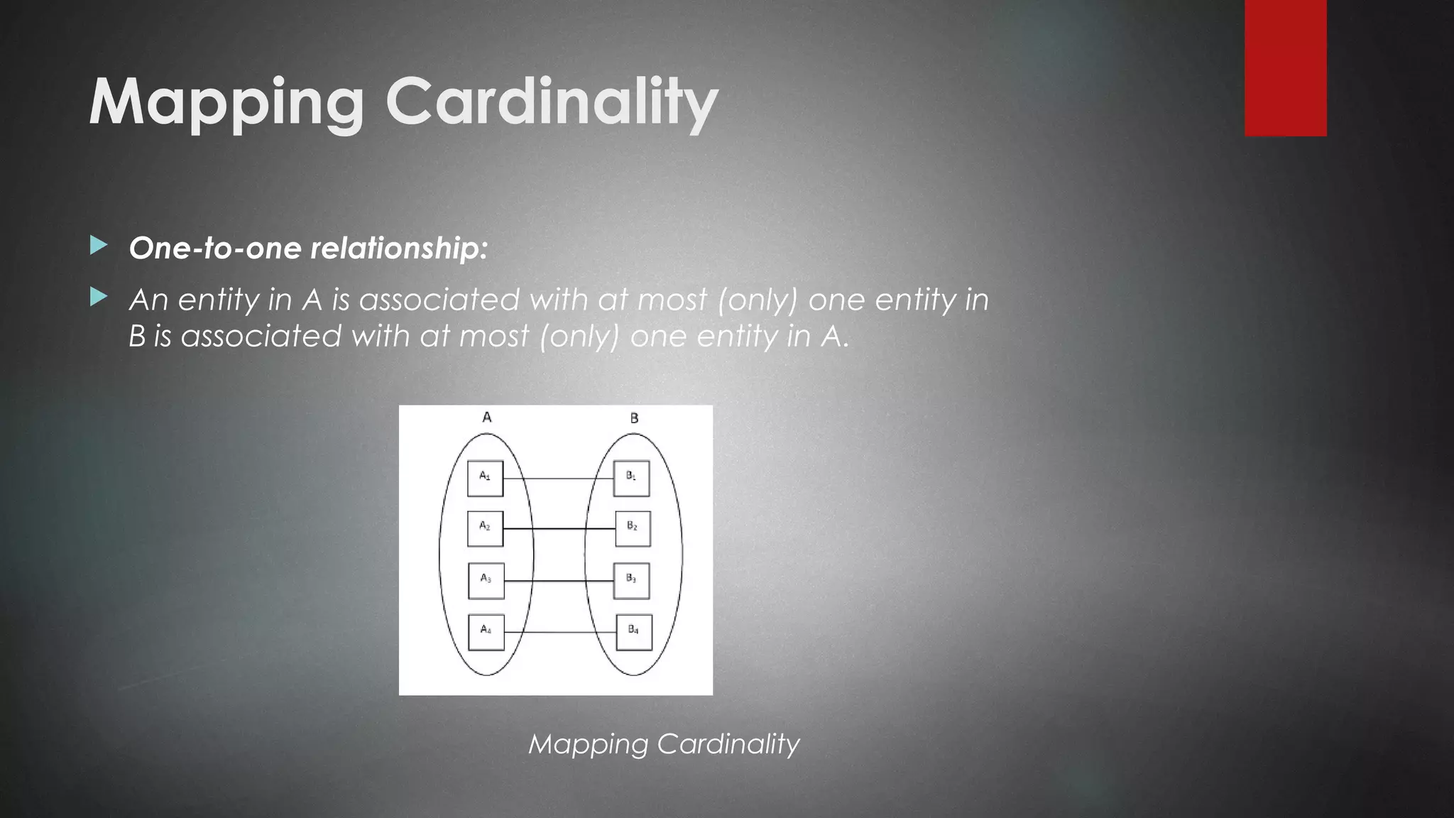Mapping cardinalities | PPT