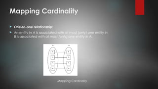 Mapping cardinalities | PPT
