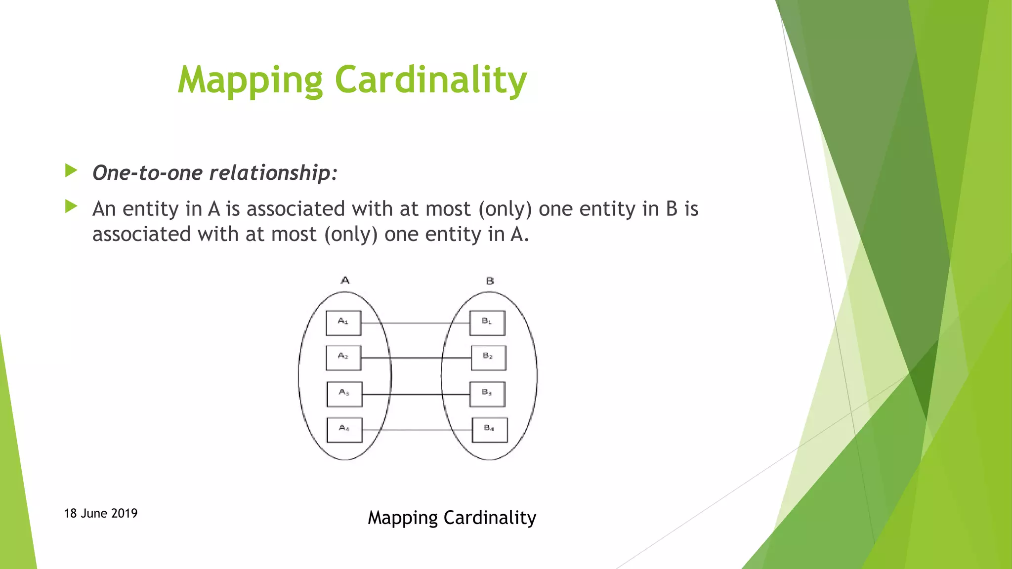 Mapping cardinality | PPT
