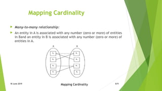 Mapping cardinality | PPT