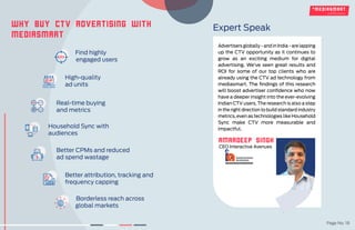 Mapping connected tv viewership: CTV India Report 2021 by mediasmart | PDF