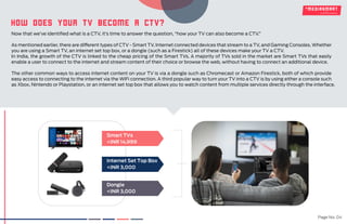 Mapping connected tv viewership: CTV India Report 2021 by mediasmart | PDF