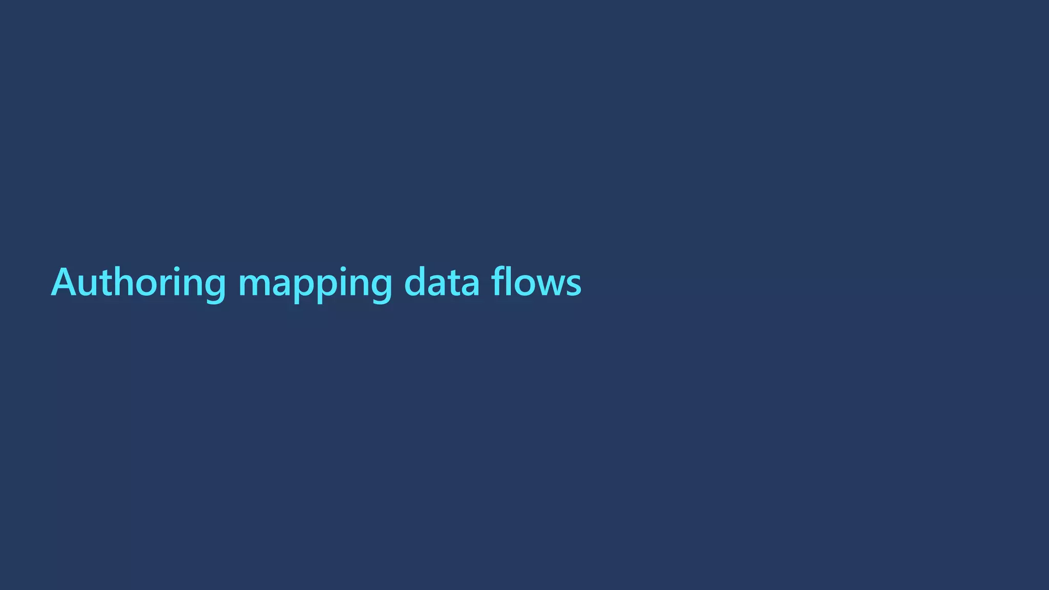 Mapping Data Flows Training April 2021 | PPT