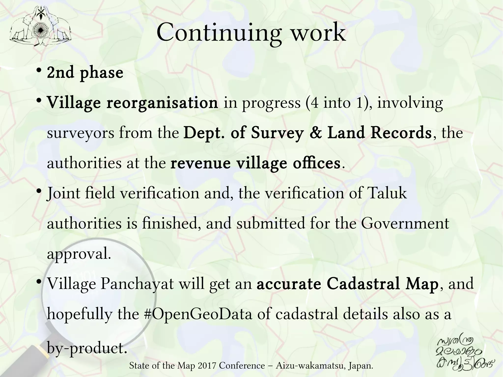 Mapping efforts in an unsurveyed land: Koorachundu village panchayat ...