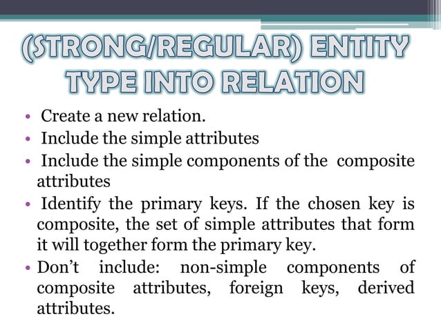 Mapping ER and EER Model | PDF