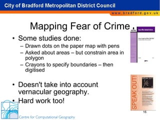 Mapping The Fear of Crime | PPT