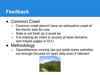 Mapping french open data actors on the web with common crawl | PDF