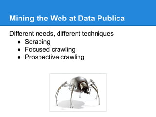 Mapping french open data actors on the web with common crawl | PDF