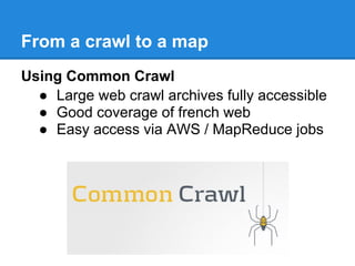 Mapping french open data actors on the web with common crawl | PDF