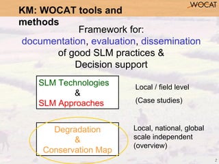 WOCAT Questionnaire for Mapping Land Degradation and Sustainable Land ...