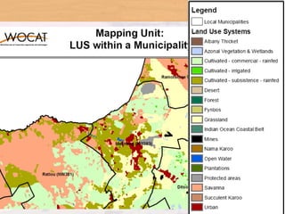 WOCAT Questionnaire for Mapping Land Degradation and Sustainable Land ...