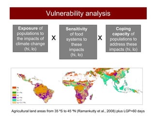 Mapping hotspots of climate change and food insecurity across the ...