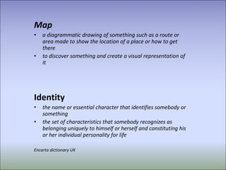Mapping Identity - some ideas | PPT