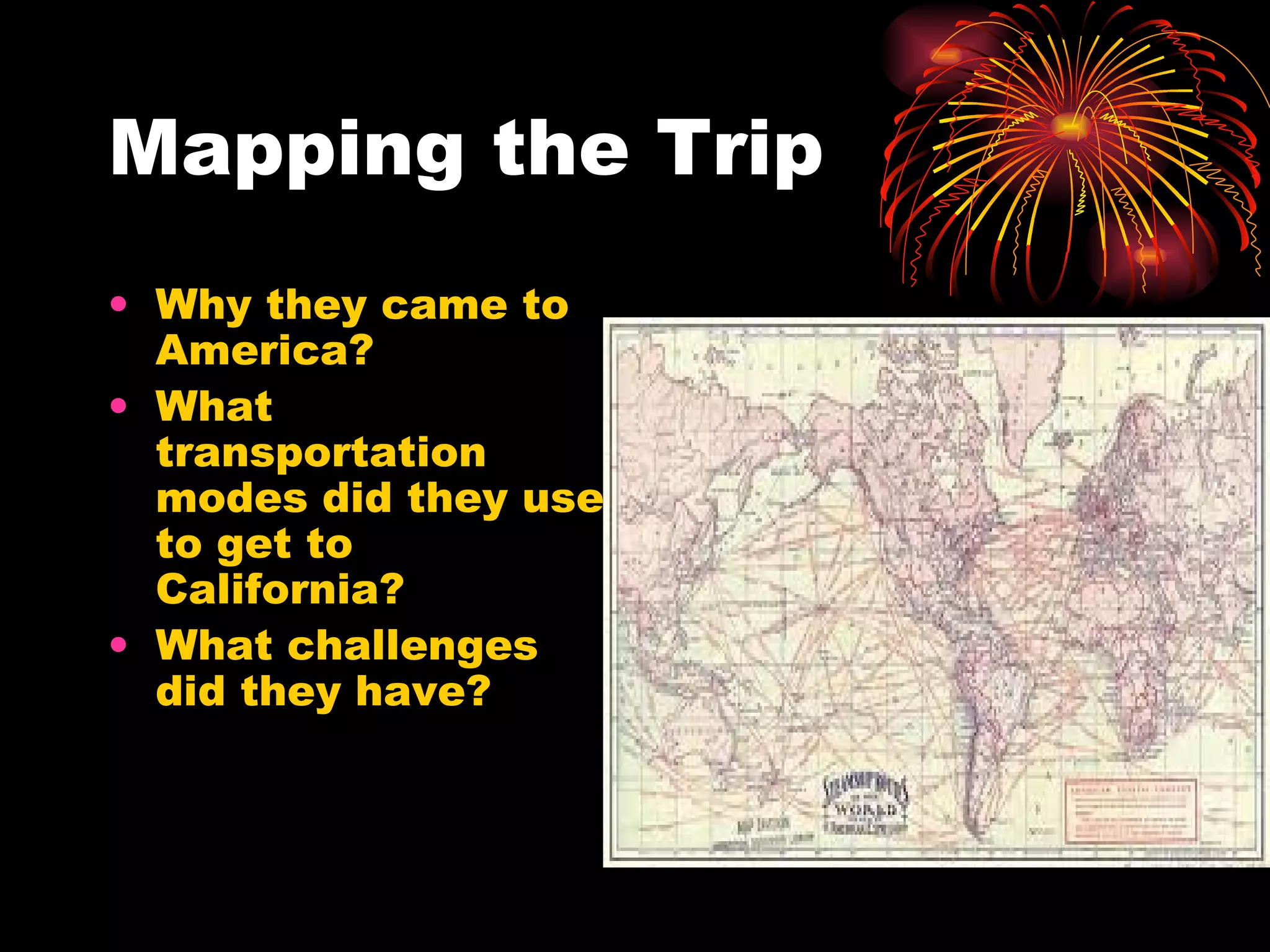 Mapping immigrant story | PPT