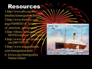 Mapping immigrant story | PPT