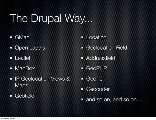 Mapping in Drupal | PDF
