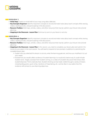 Mapping in the classroom portfolio assignment | PDF