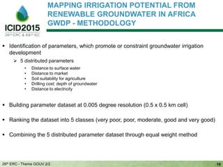 Mapping Irrigation Potential from Renewable Groundwater in Africa - A ...