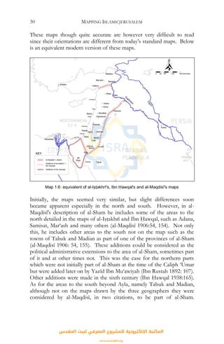 MAPPING ISLAMICJERUSALEM: A Rediscovery of Geographical Boundaries | PDF