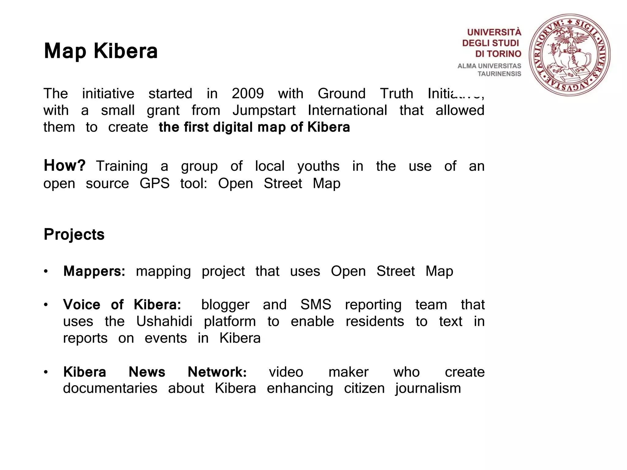 Mapping Map Kibera. What is behind the map? | PDF | Science