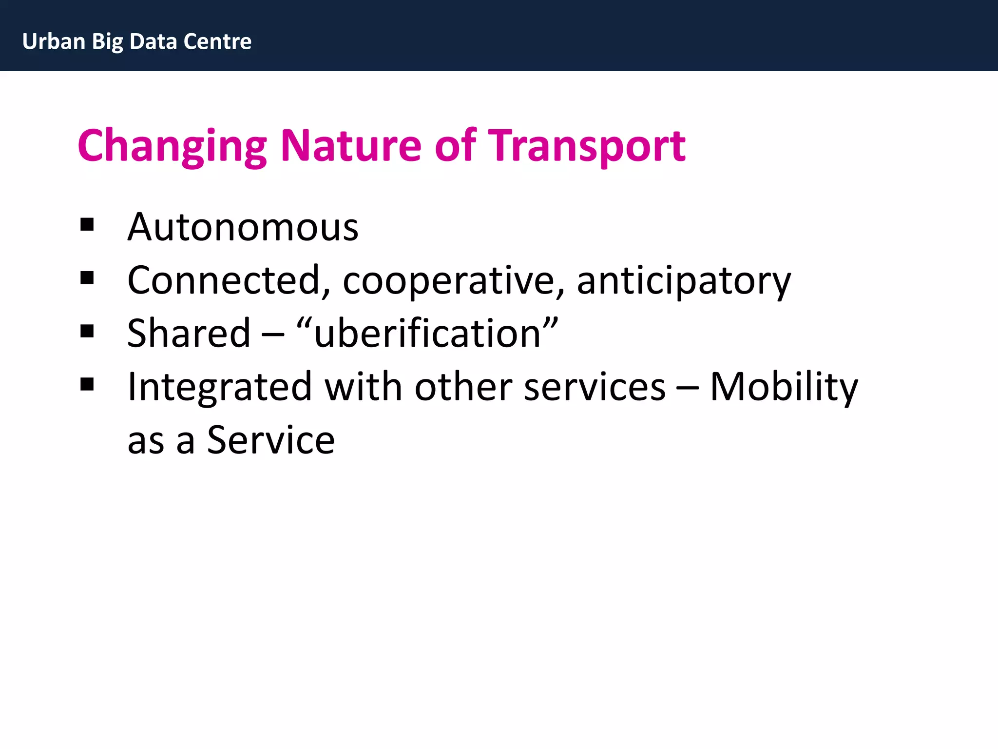 Mapping mobility Piyushimita Thakuriah | PDF