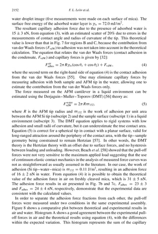 Mapping of adhesion forces on soil minerals in air and water by afs ...