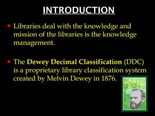 Mapping of Knowledge in Dewey Decimal PP | PPT
