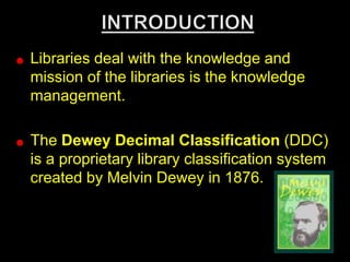 Mapping of Knowledge in DDC Arun Joseph | PPTX