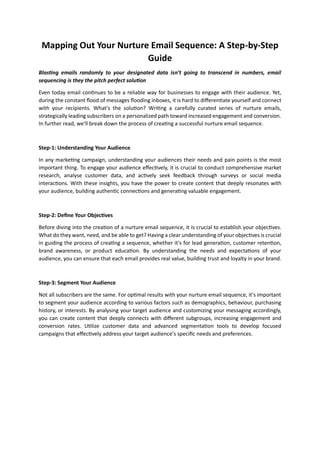 Mapping Out Your Nurture Email Sequence.pdf
