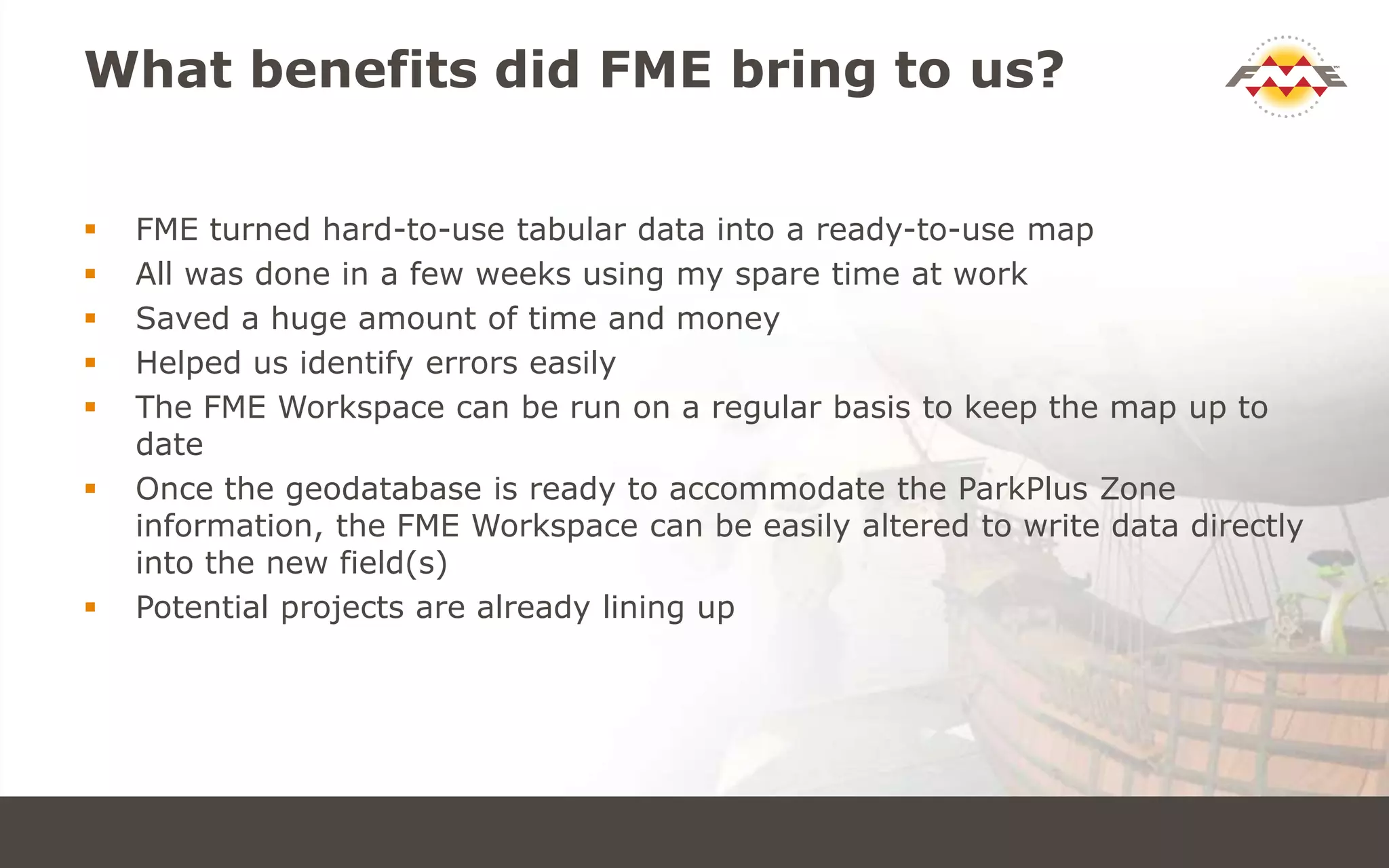 Mapping ParkPlus Zones with FME | PPTX | Developmental Sites | Real Estate