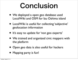 Mapping party in izuoshima island | PPT