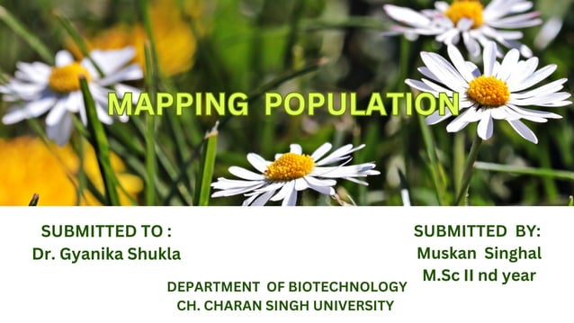 Mapping Population.pdf | Genetics | Science