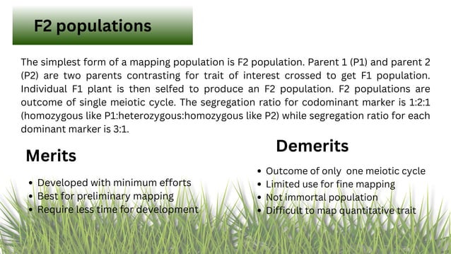 Mapping Population Pdf Genetics Science