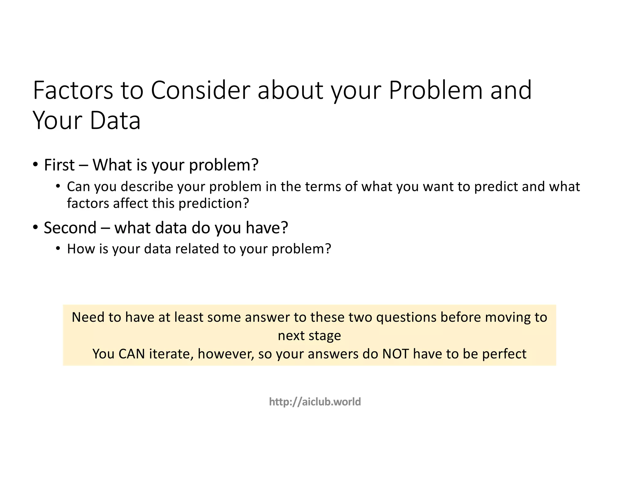 Mapping Problems to AI | PDF
