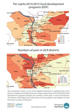 Mapping spatial injustice in the Greater Cairo Region | PDF