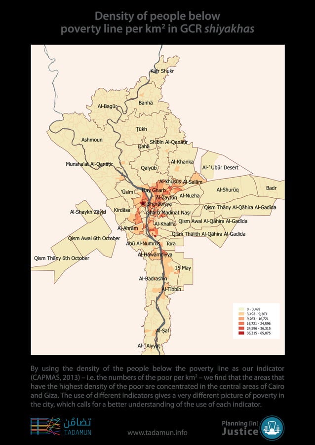 Mapping spatial injustice in the Greater Cairo Region | PDF | Debated ...
