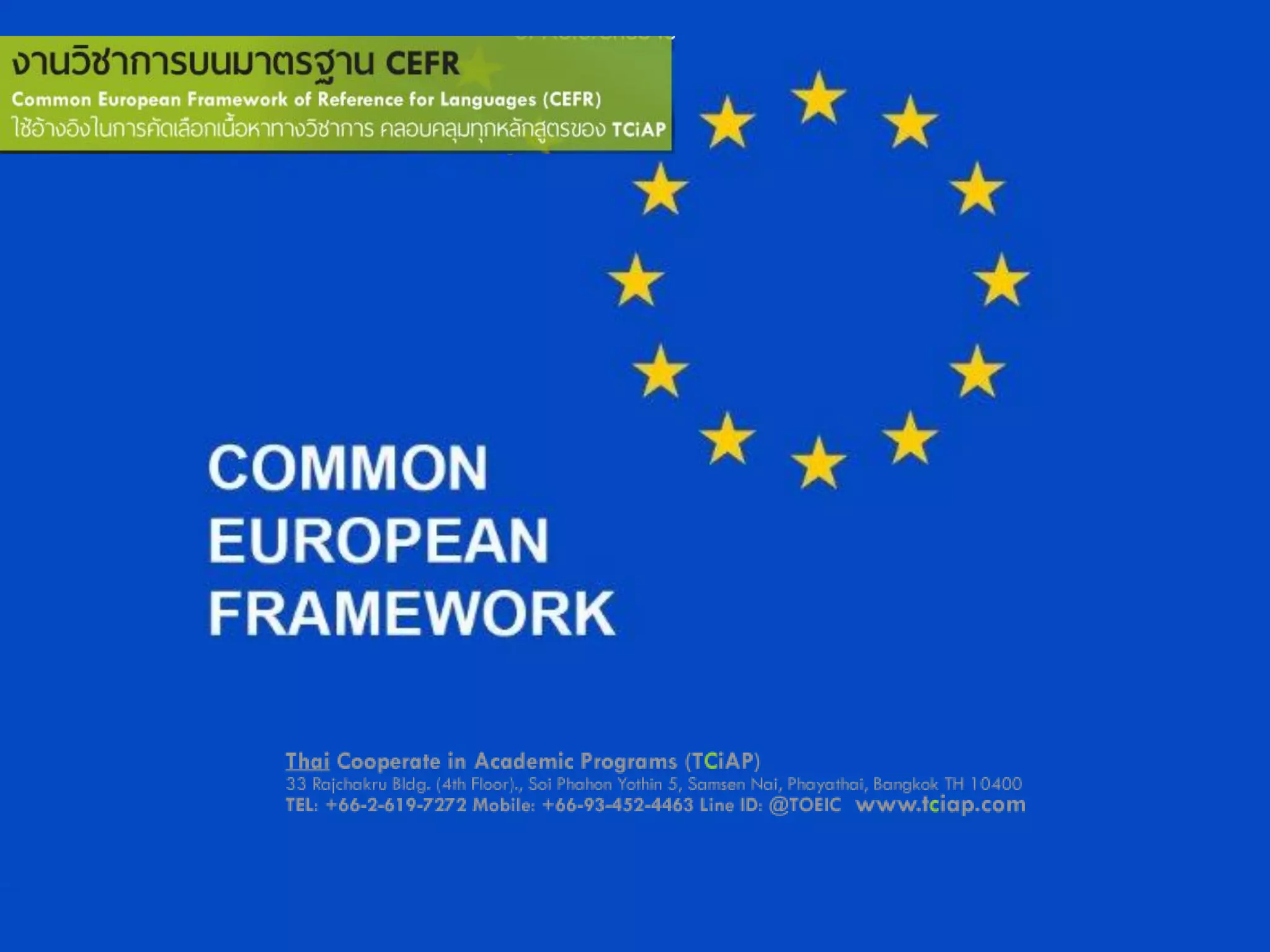 Mapping standardized english test onto the common european framework of ...