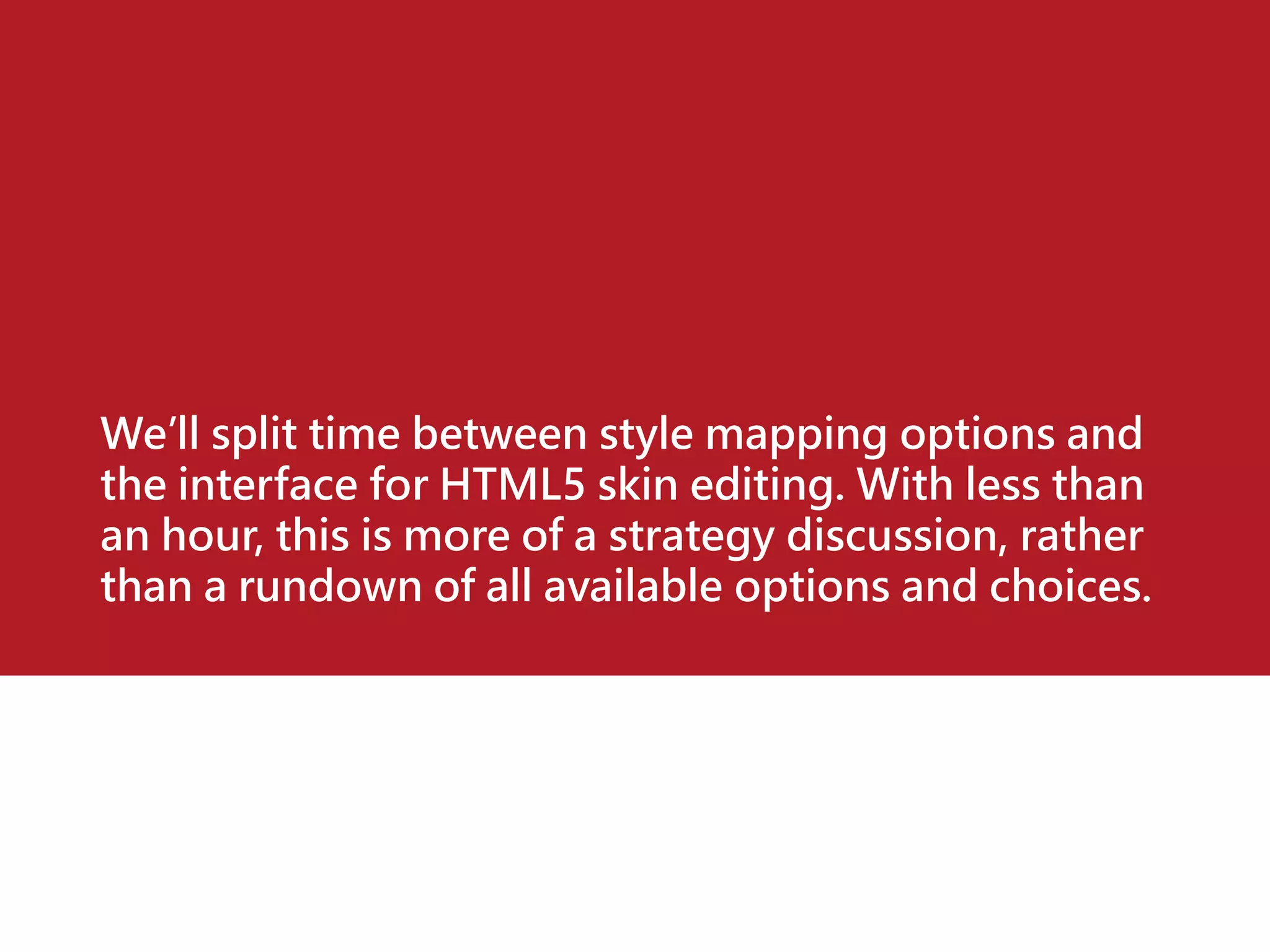 FrameMaker Digital Publishing 2 of 3: Mapping styles and setting up mobile web output | PPT