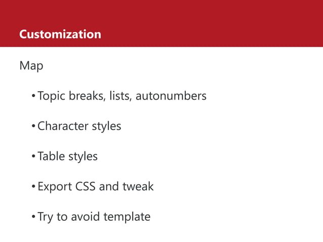 FrameMaker Digital Publishing 2 of 3: Mapping styles and setting up mobile web output | PPT ...