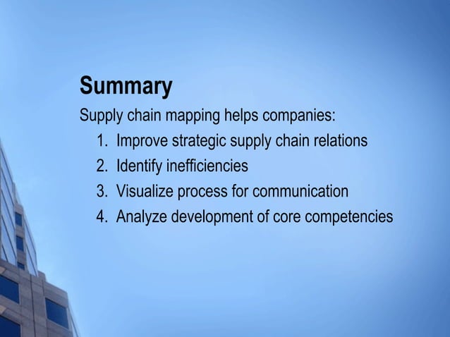 Mapping supply chains | PPT | Agriculture | Industries