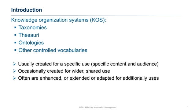 Mapping Taxonomies, Thesauri, and Ontologies | PPT