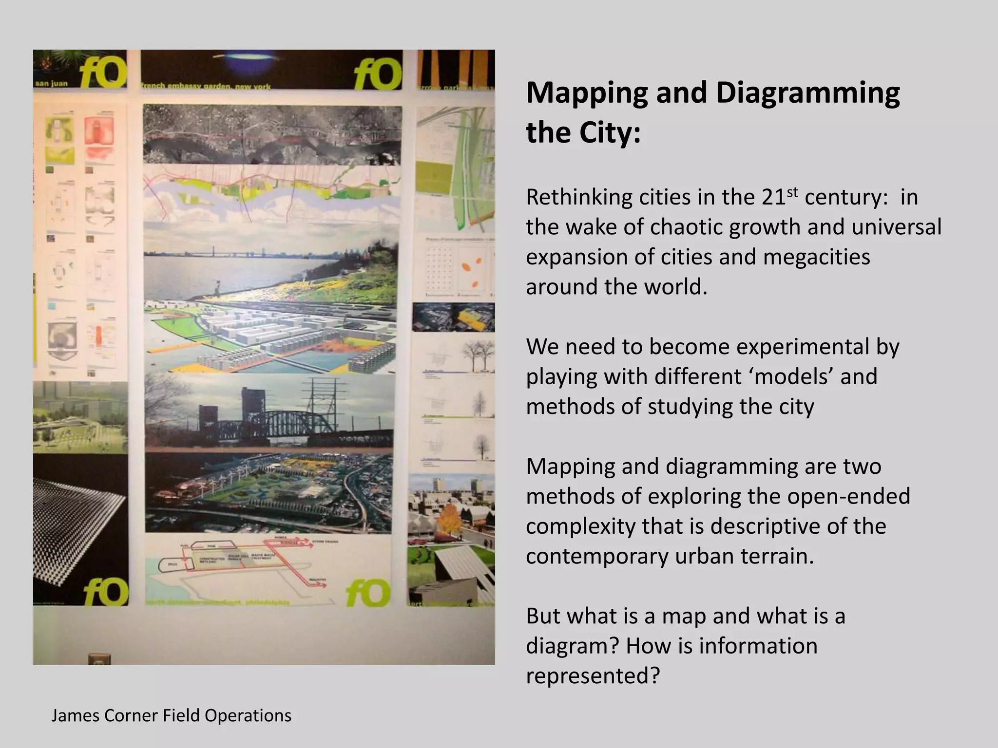 Mapping The City Maps And Plans | PPTX